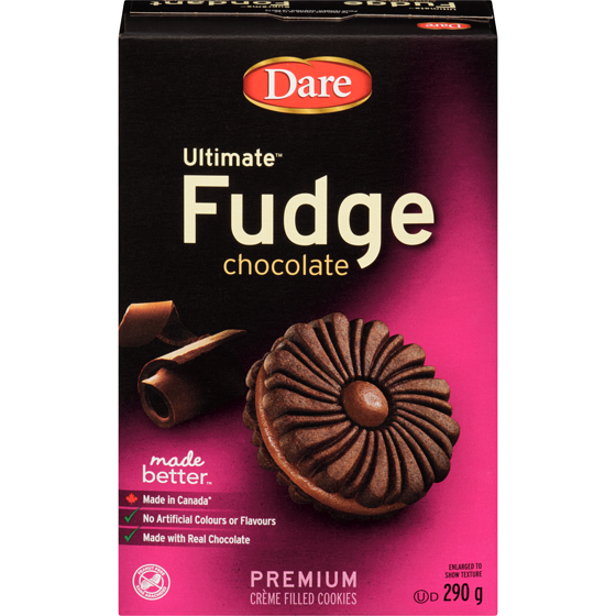 Dare Ultimate Fudge Chocolate Cookies 290g – Stockup Market