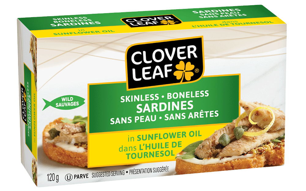 Clover Leaf Skinless Boneless Sardines in Sunflower Oil 120g - Case of – Stockup Market