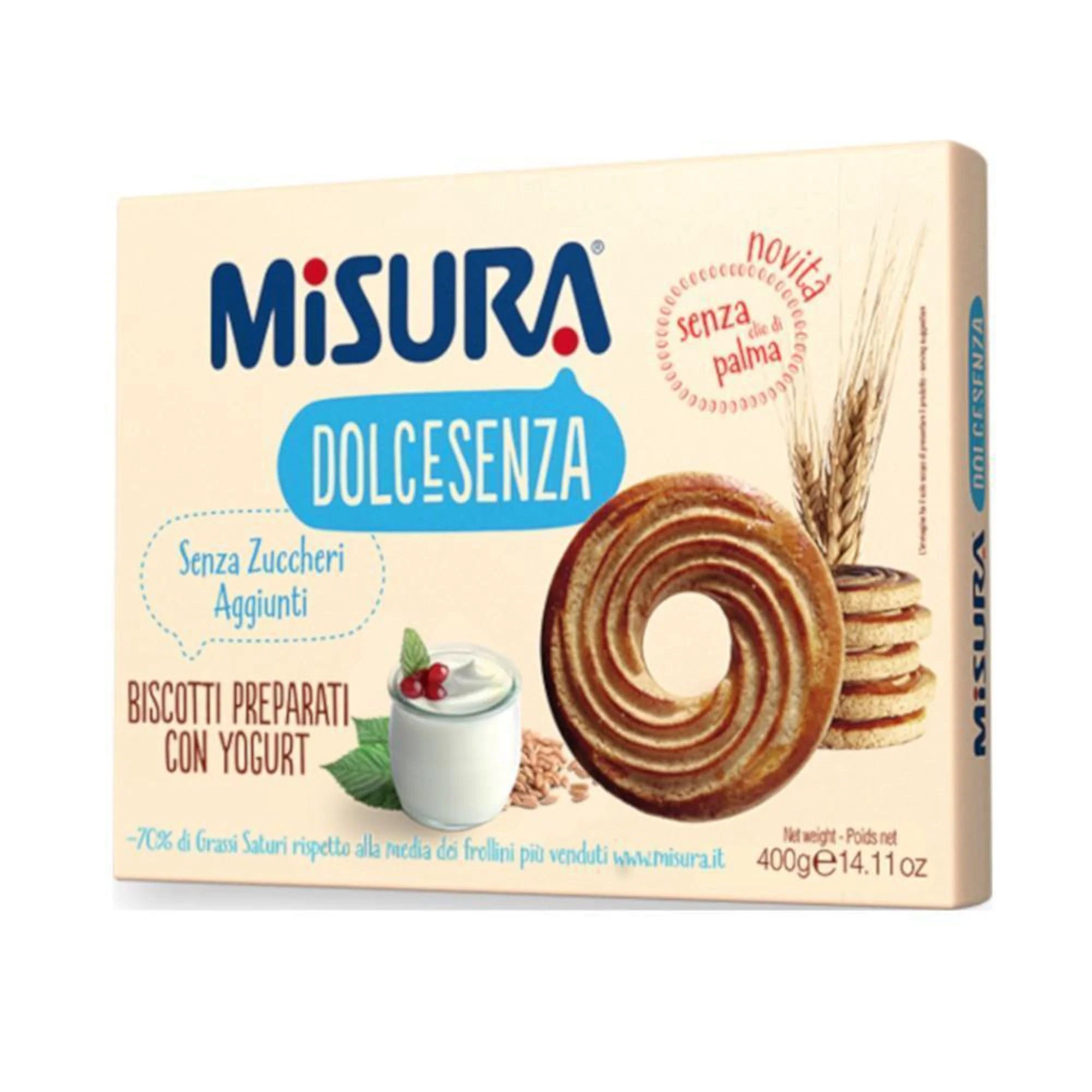 Misura Dolcesenza Biscuits with Yogurt 400g - Europe – Stockup Market