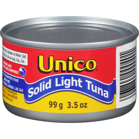 Unico Solid Light Tuna 99g - Case of 48 – Stockup Market
