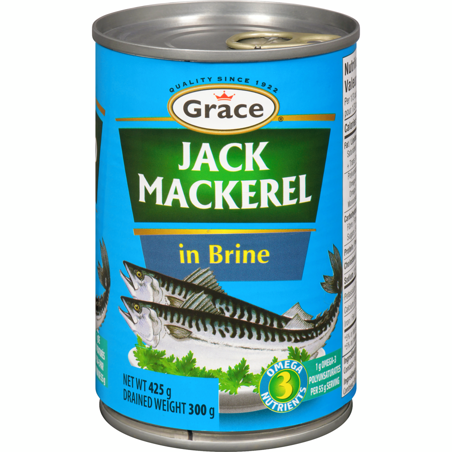 Grace Jack Mackerel in Brine 425g - Case of 12 – Stockup Market