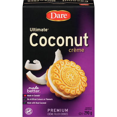Dare Ultimate Coconut Crème Cookies 290g – Stockup Market