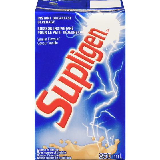 Supligen Instant Breakfast Beverage Vanilla 250ml - (Case of 24 ...