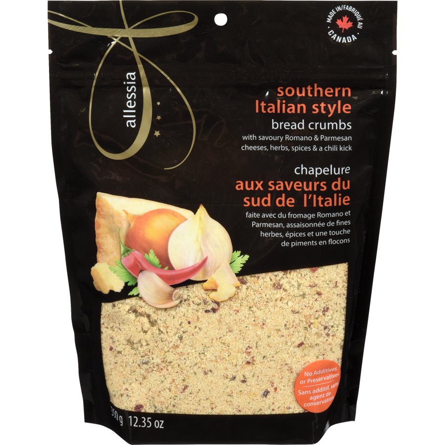 Allessia Southern Italian Style Bread Crumbs 350g (Case of 12 ...