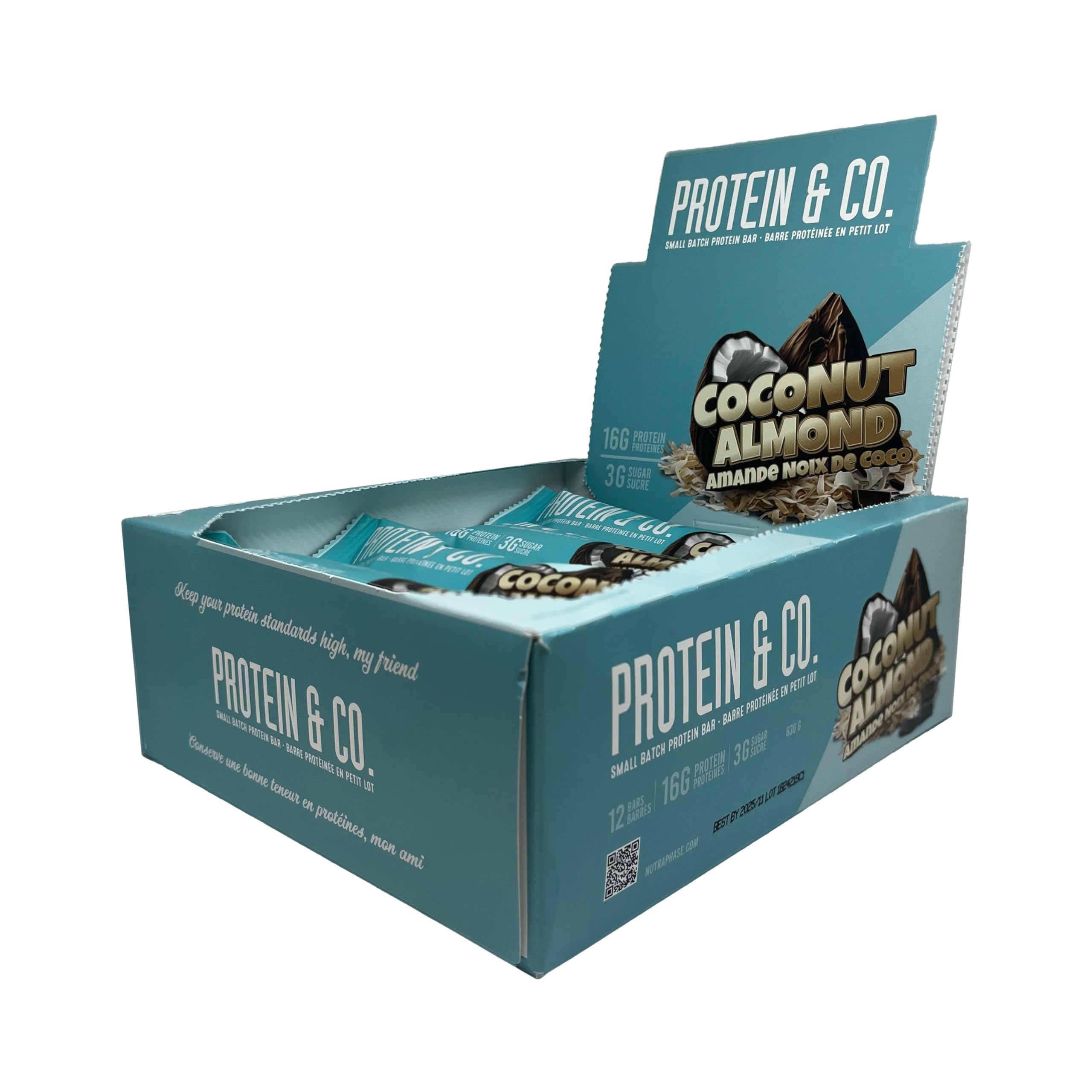 Protein & Co Coconut Almond Bar 636g - 12ct – Stockup Market