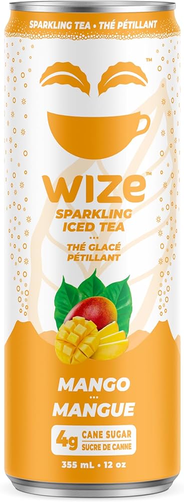 Wize Sparkling Iced Tea Juicy Mango 355ml (12 Pack) – Stockup Market