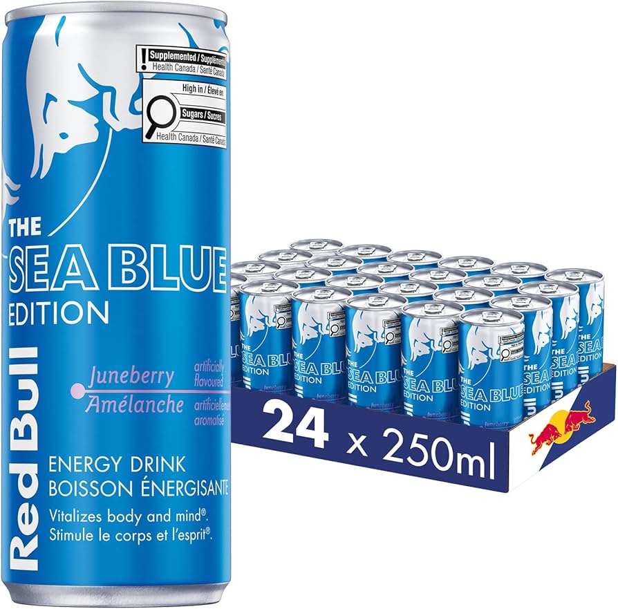 Red Bull Energy Drink Sea Blue Edition 250ml - Case of 24 – Stockup Market