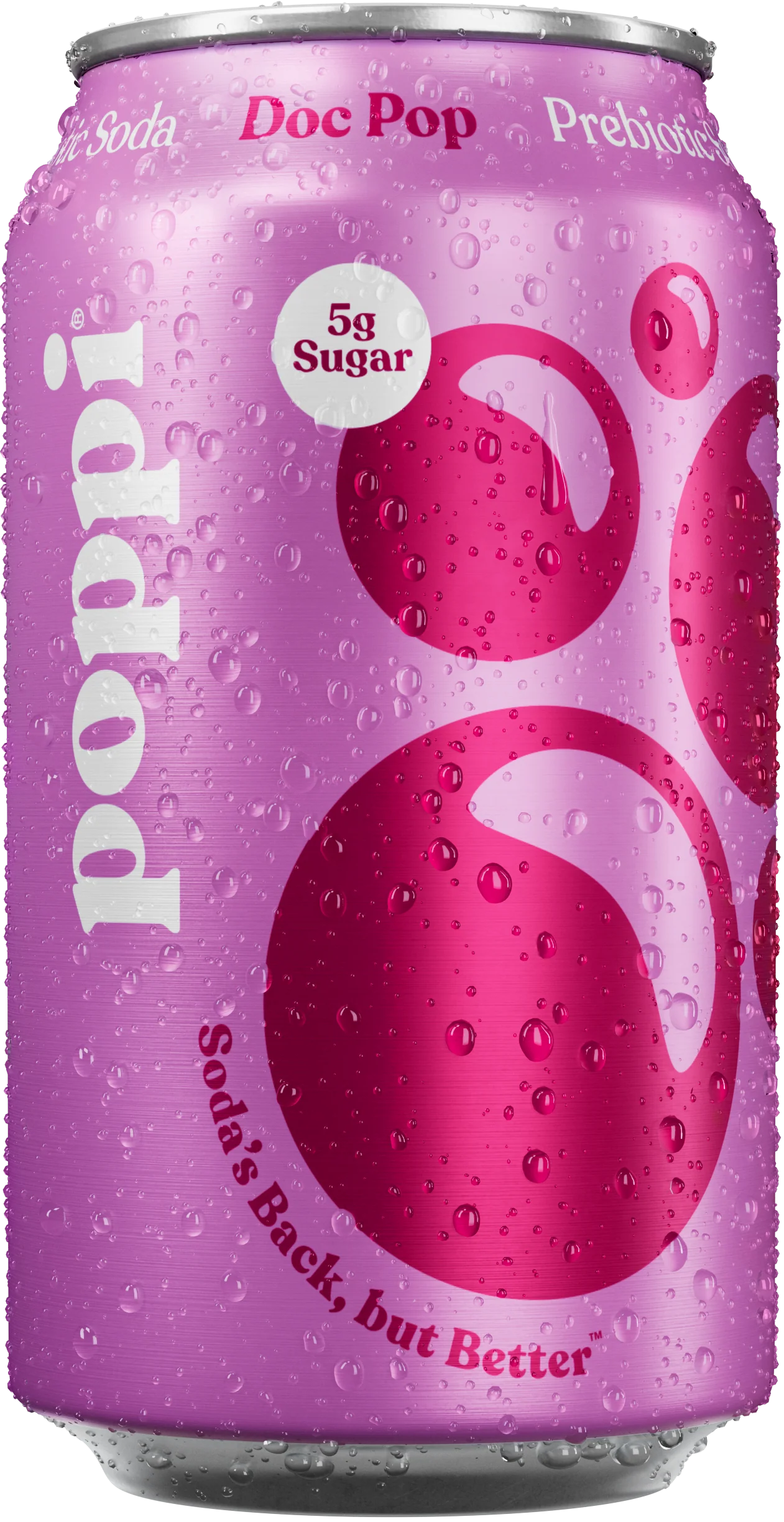 Poppi Prebiotic Soda Doc Pop 355ml - Case of 12 (BB: 04/15/26 ...