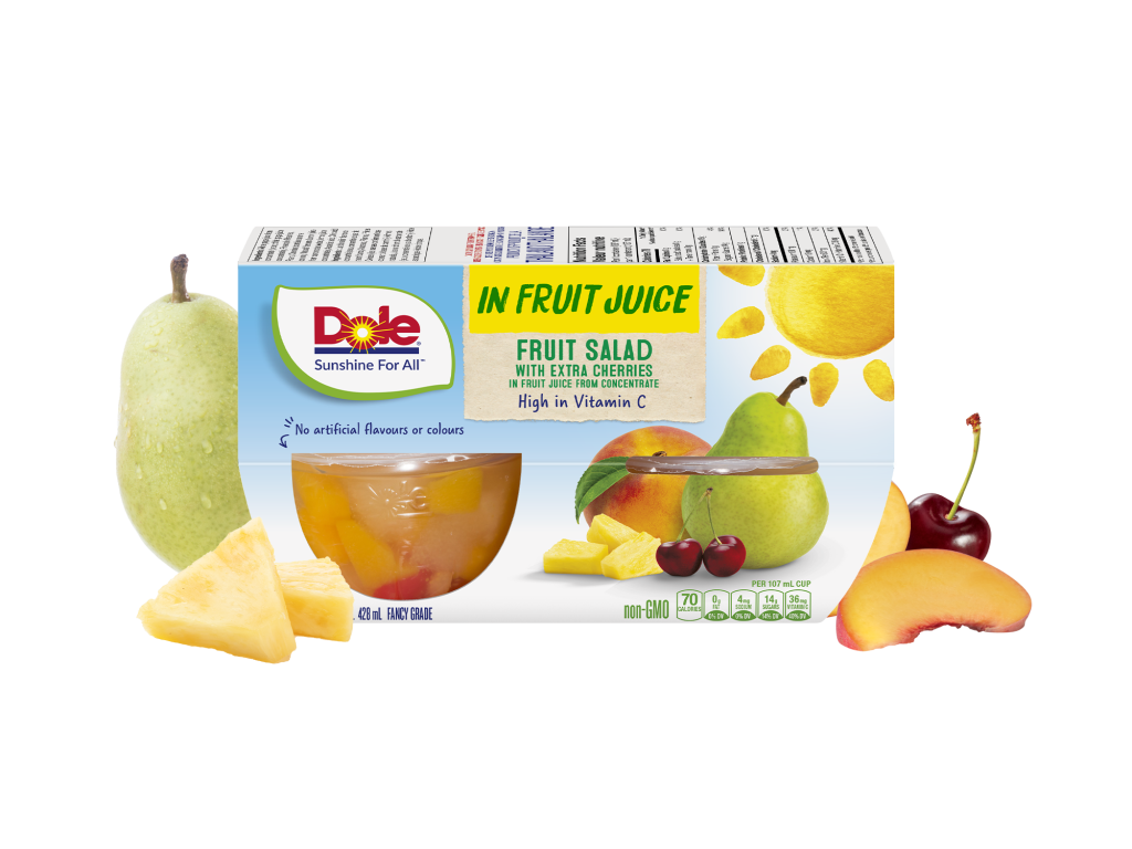 Dole Fruit Salad with Cherries in Juice 107ml - 24 Pack – Stockup Market