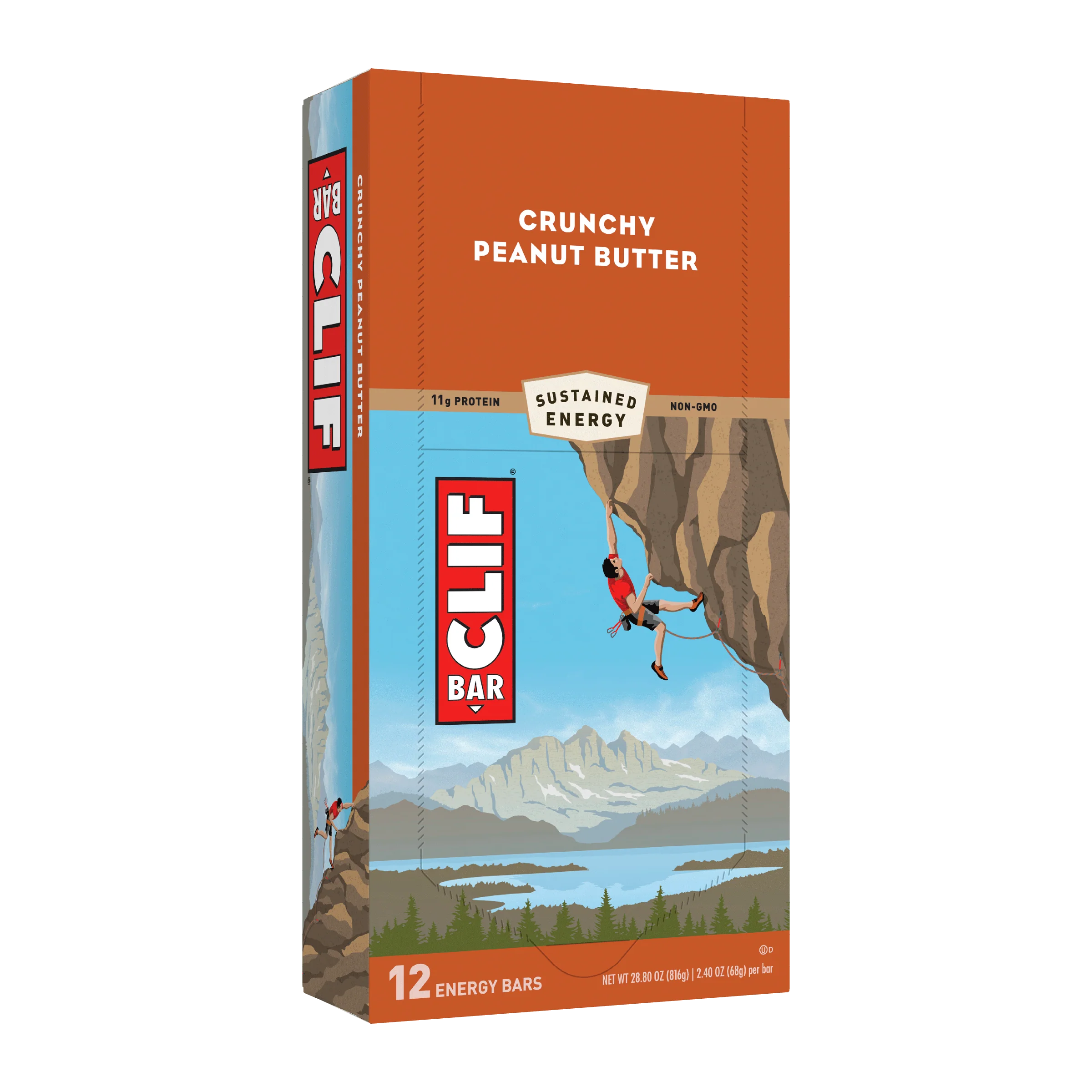 Clif Bar Crunchy Peanut Bar 68g - 12ct – Stockup Market