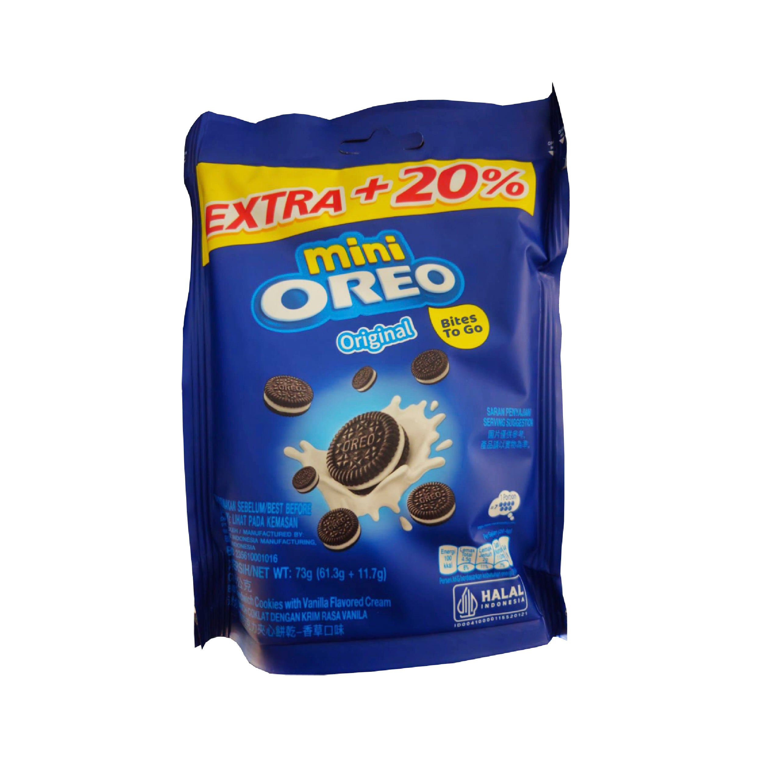 Oreo Mini Original Cookies Bag 73g - 12ct (Indonesia) – Stockup Market