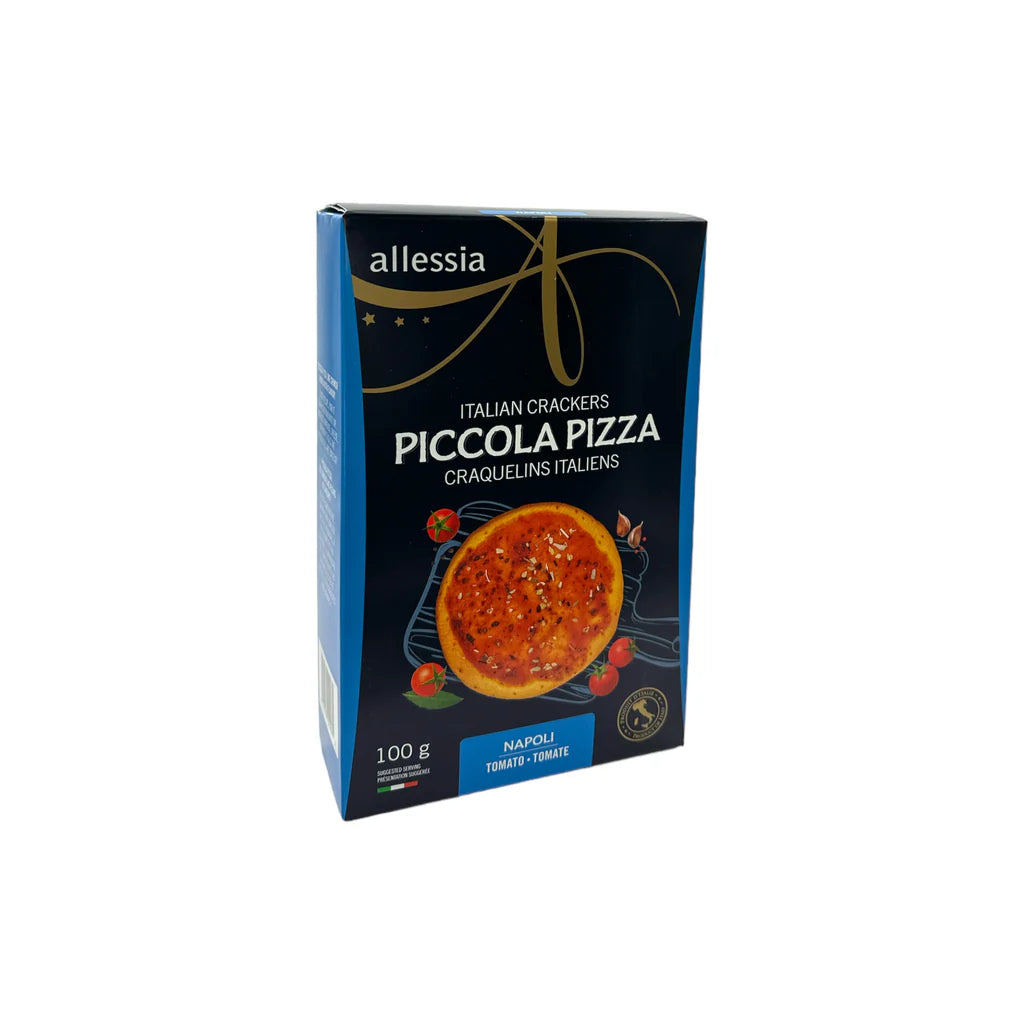 Allessia Little Pizza Napoli Crackers 100g – Stockup Market
