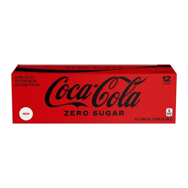 Coca Cola ZERO 355ml - (Case of 12) – Stockup Market