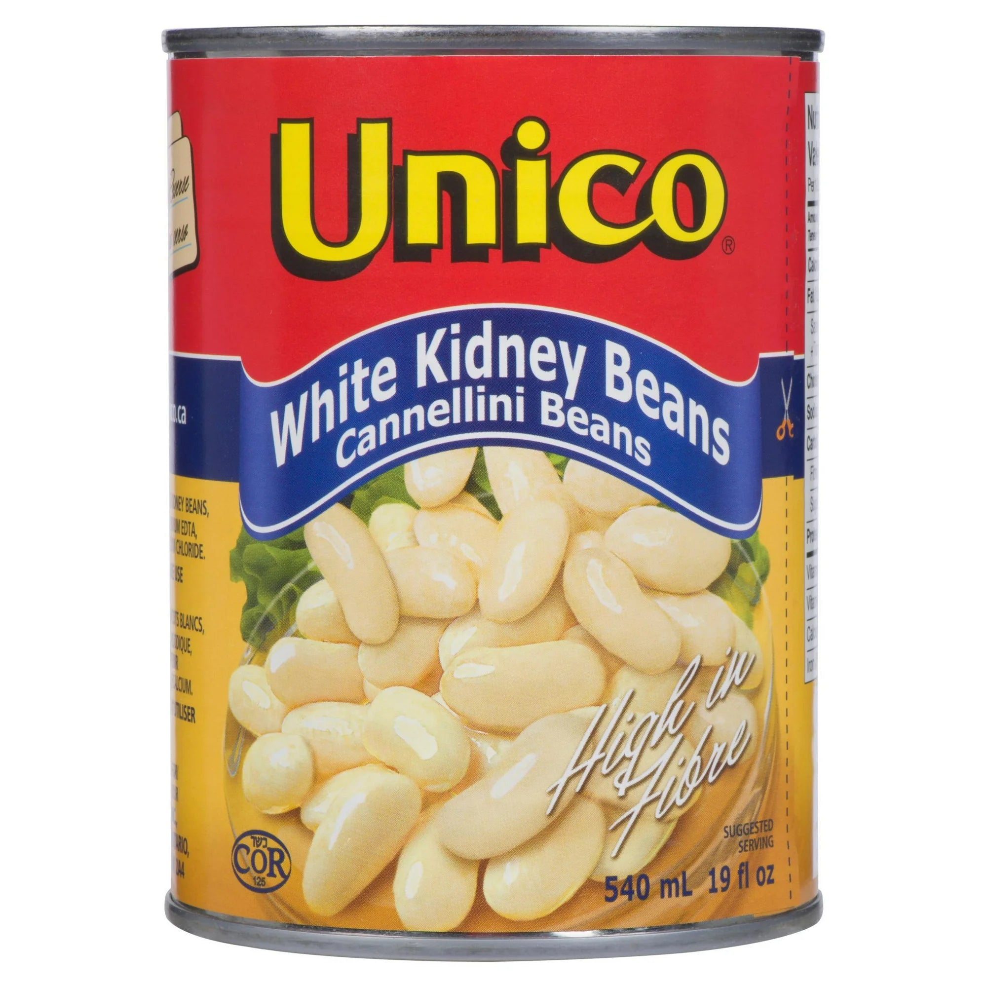 Unico White Kidney Beans 540ml - Case of 12 – Stockup Market