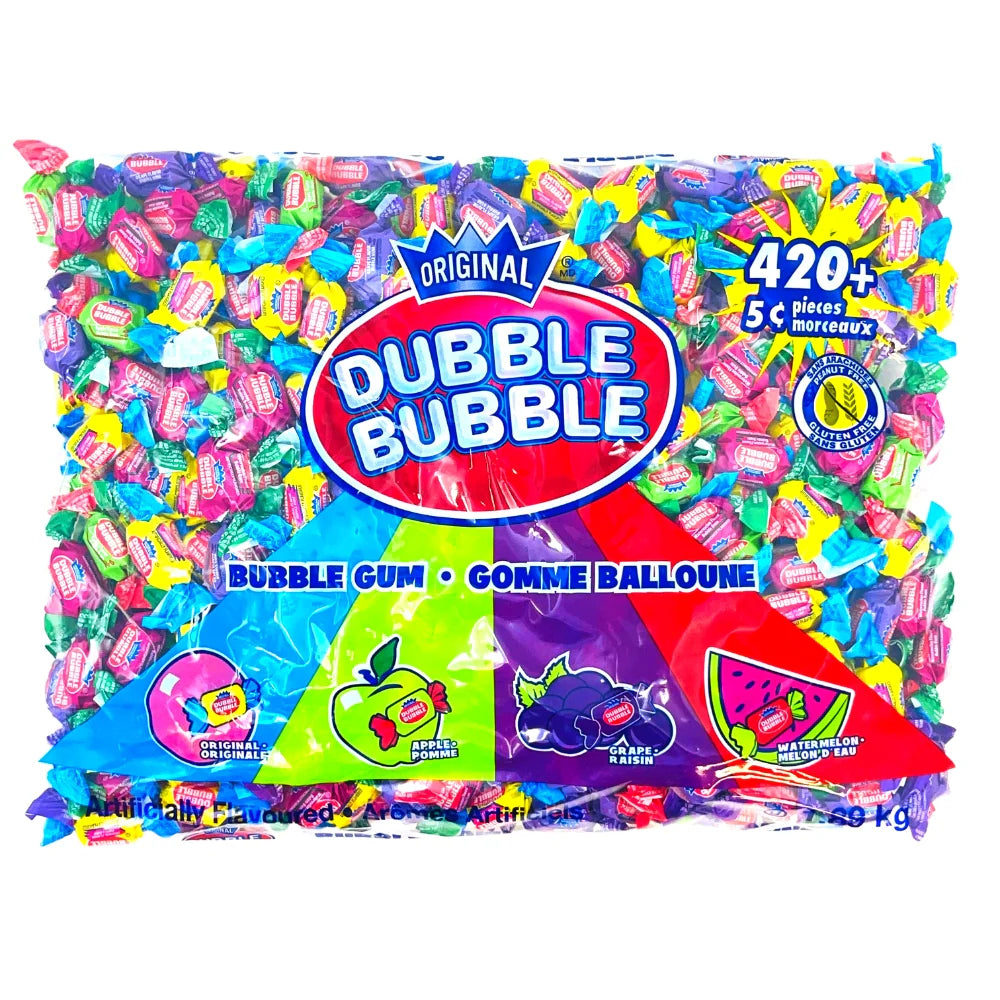 Dubble Bubble Original Bubblegum Candy 420ct+ – Stockup Market