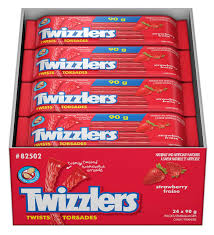 Twizzlers Twists Strawberry Licorice 90g - 24ct – Stockup Market