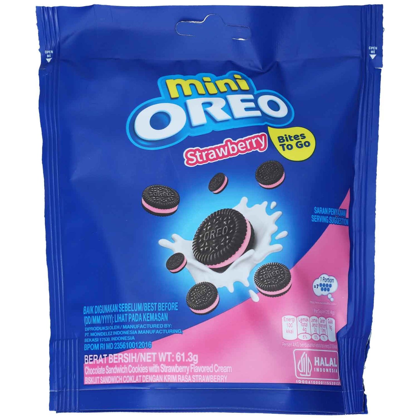 Oreo Mini Strawberry Cookies Bag 61.3g - 12ct (Indonesia) – Stockup Market