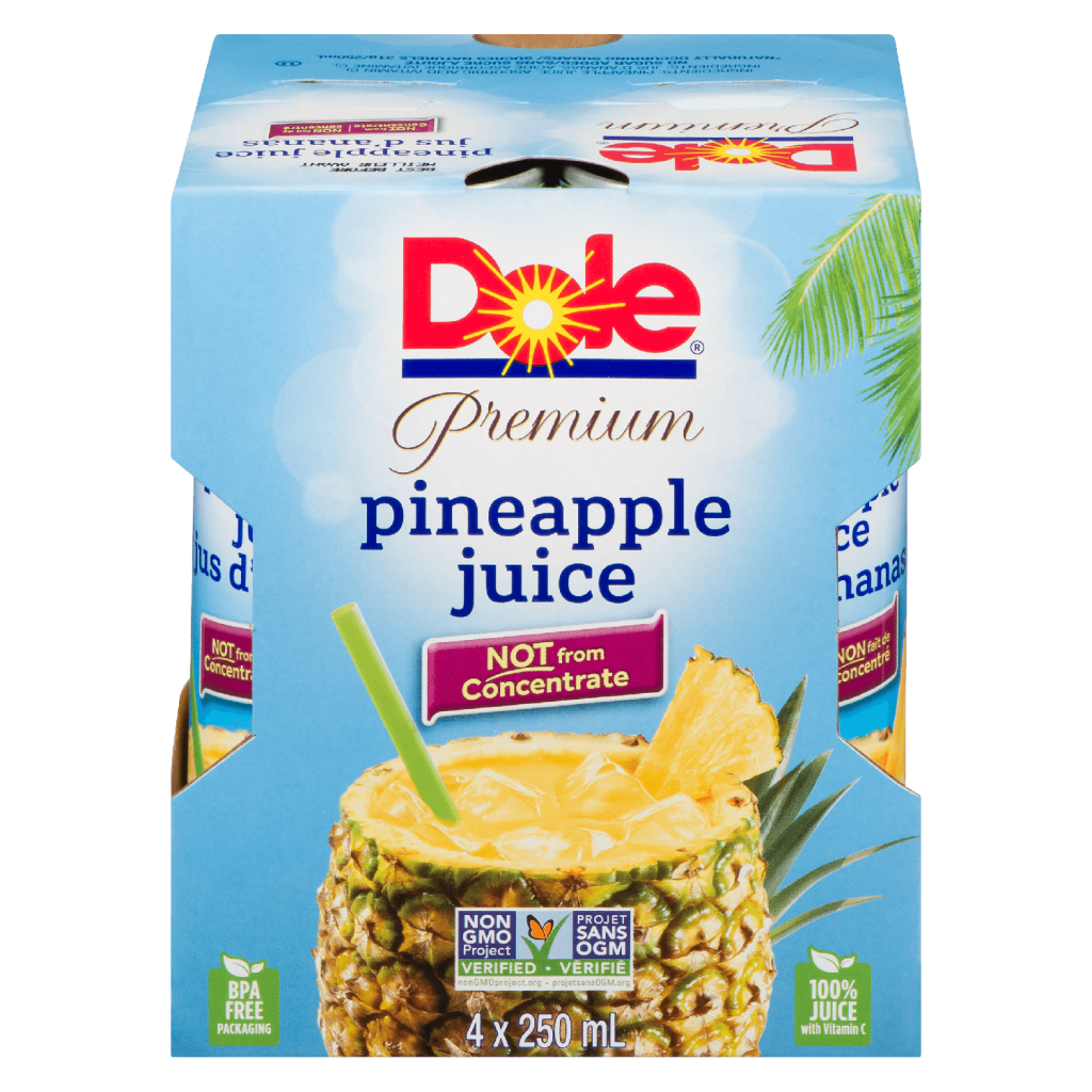Dole Pineapple Juice 240ml (4 Pack) – Stockup Market