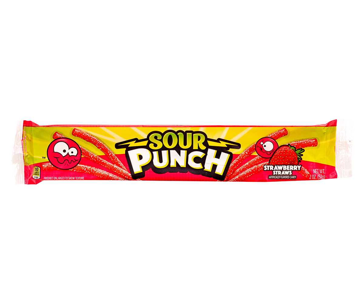 Sour Punch Strawberry Straws Candy (Case of 24) – Stockup Market