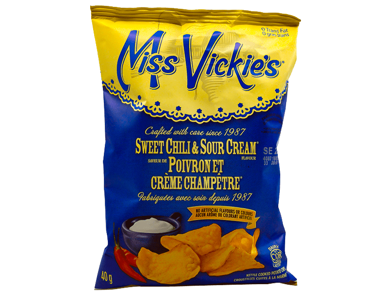 Miss Vickie's Sweet Chili & Sour Cream Kettle Cooked Potato Chips 40g ...