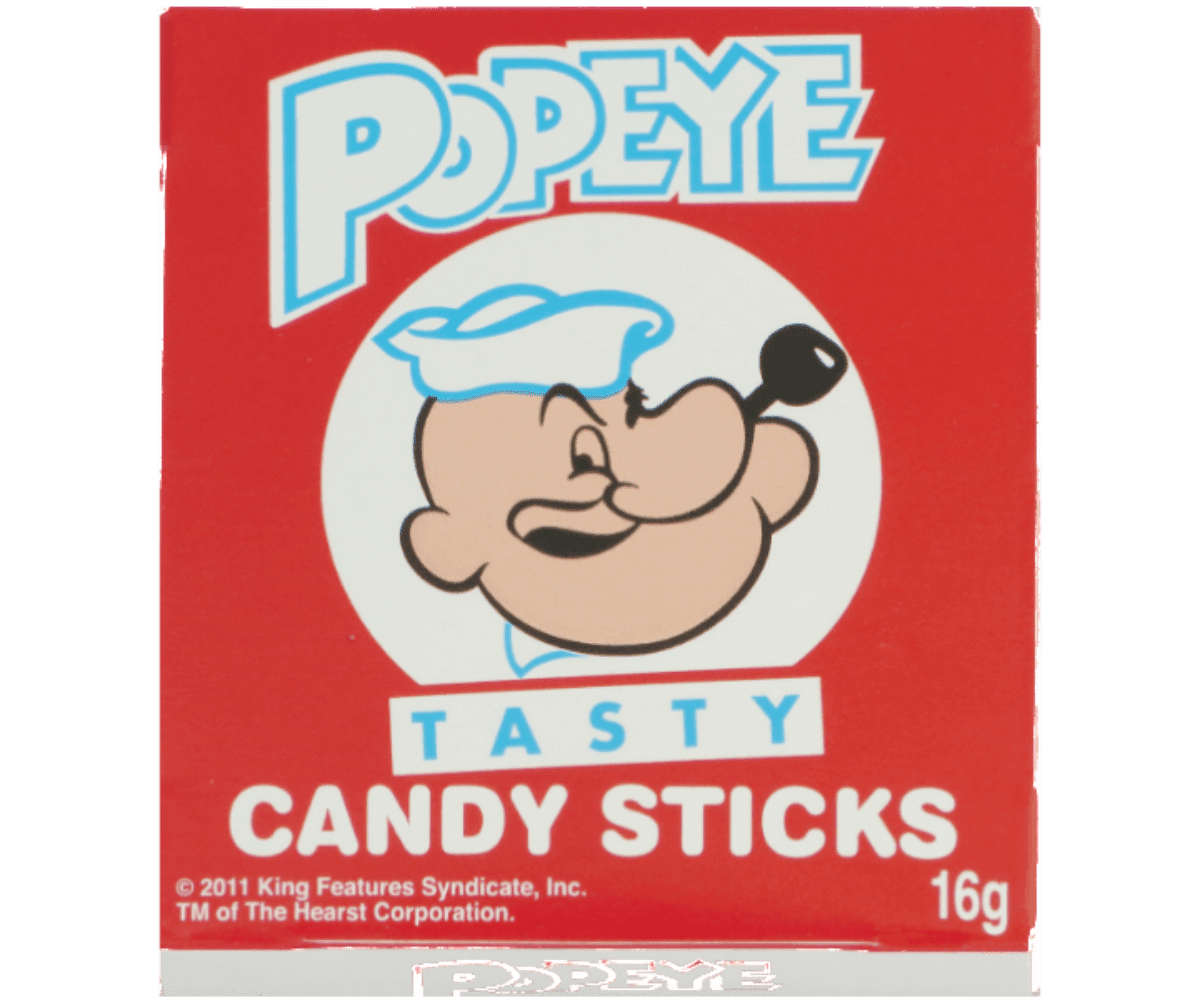 Popeye Candy Sticks (Case of 48) – Stockup Market